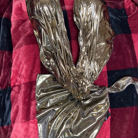 Caléchie | Dresses | Calchie Custom Gilded Mini Dress | Poshmark